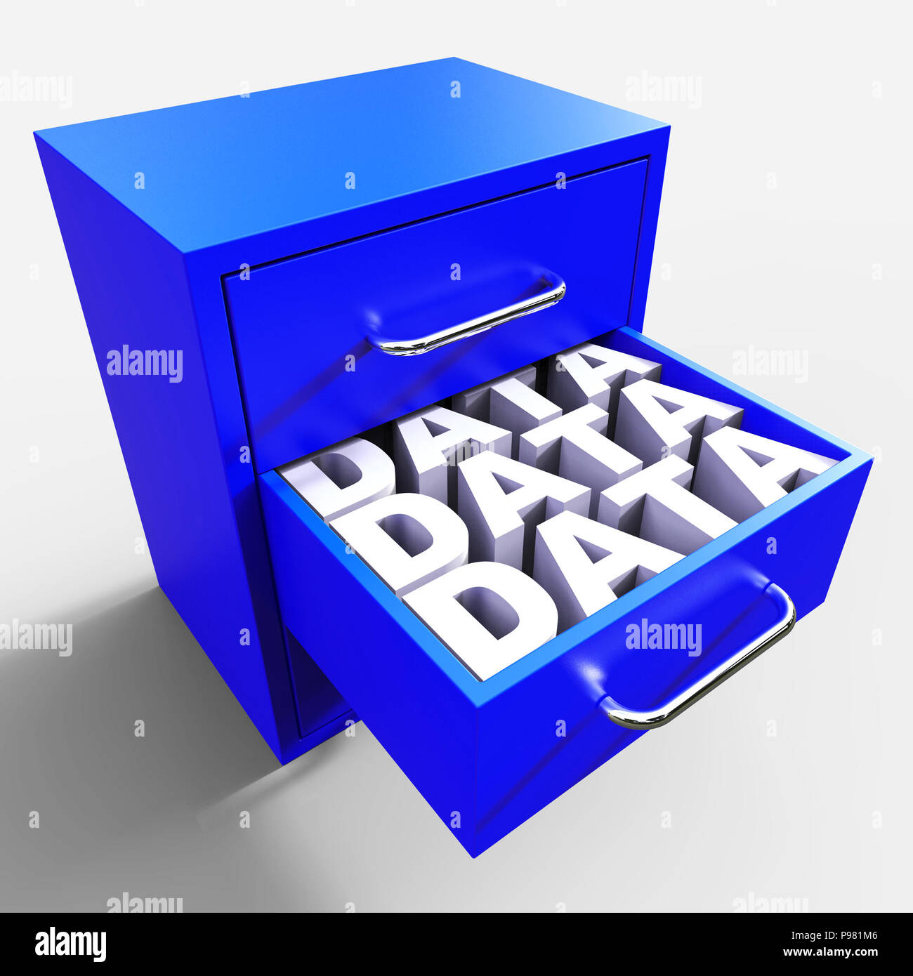 Bigdata Security To Protect Big Data 3d Rendering Shows Safeguard And ...