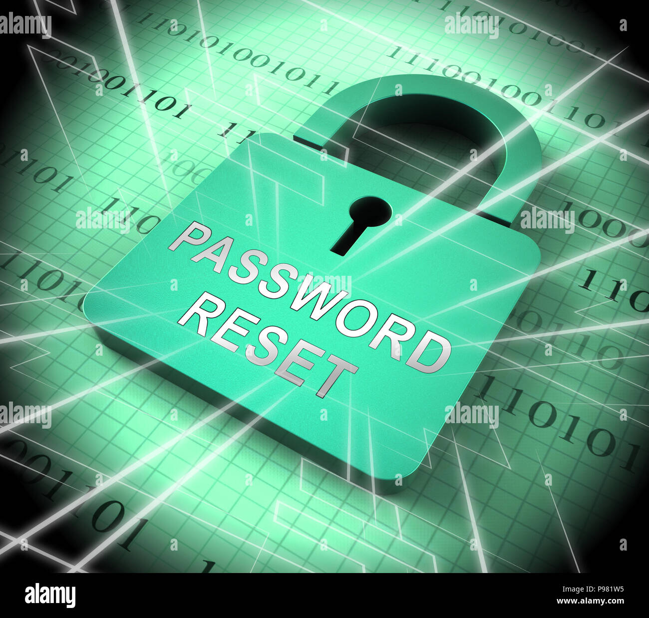 Password Reset Email Interface Update 3d Rendering Shows Invalid Login ...