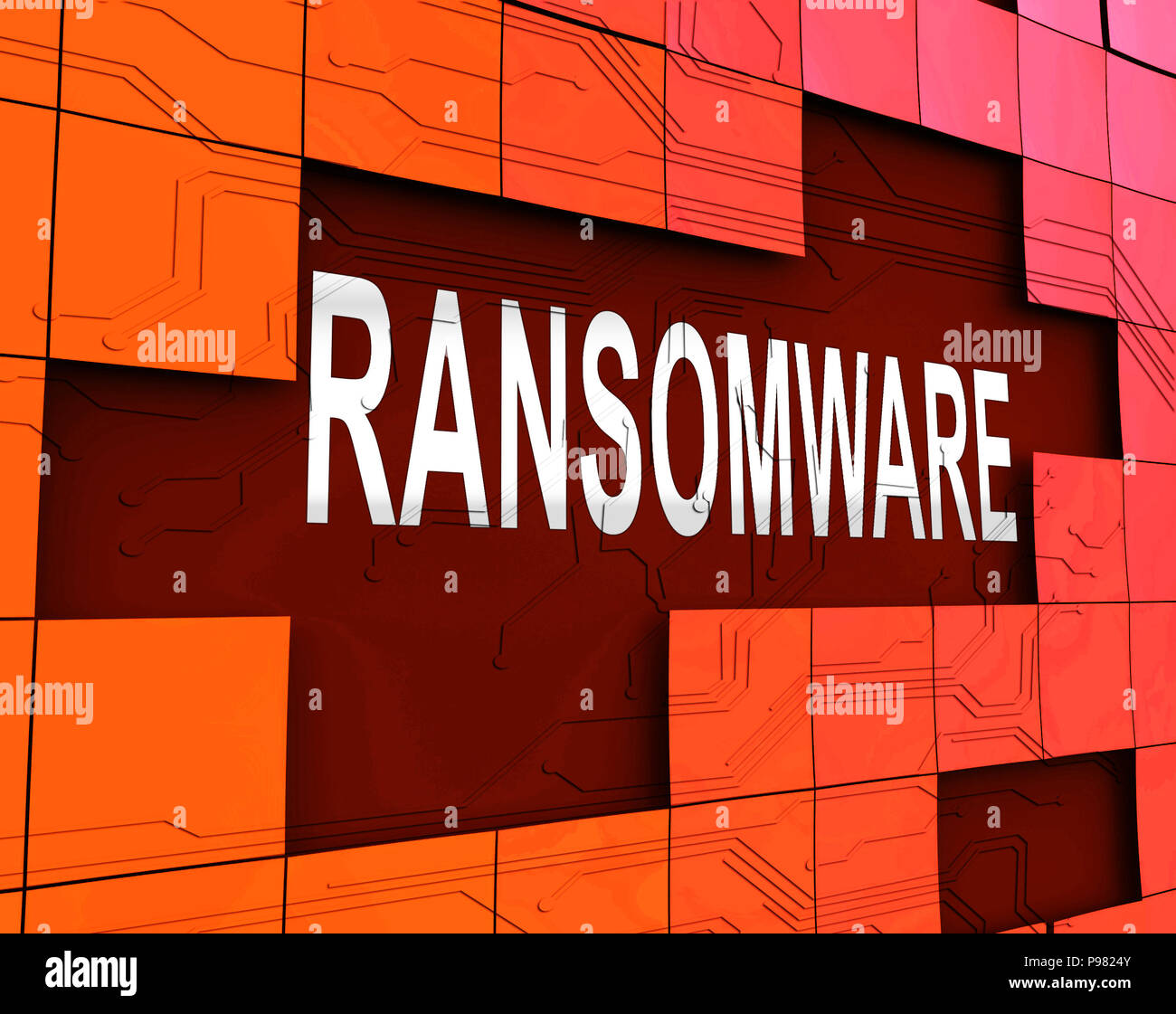Ransomeware warning hi-res stock photography and images - Alamy