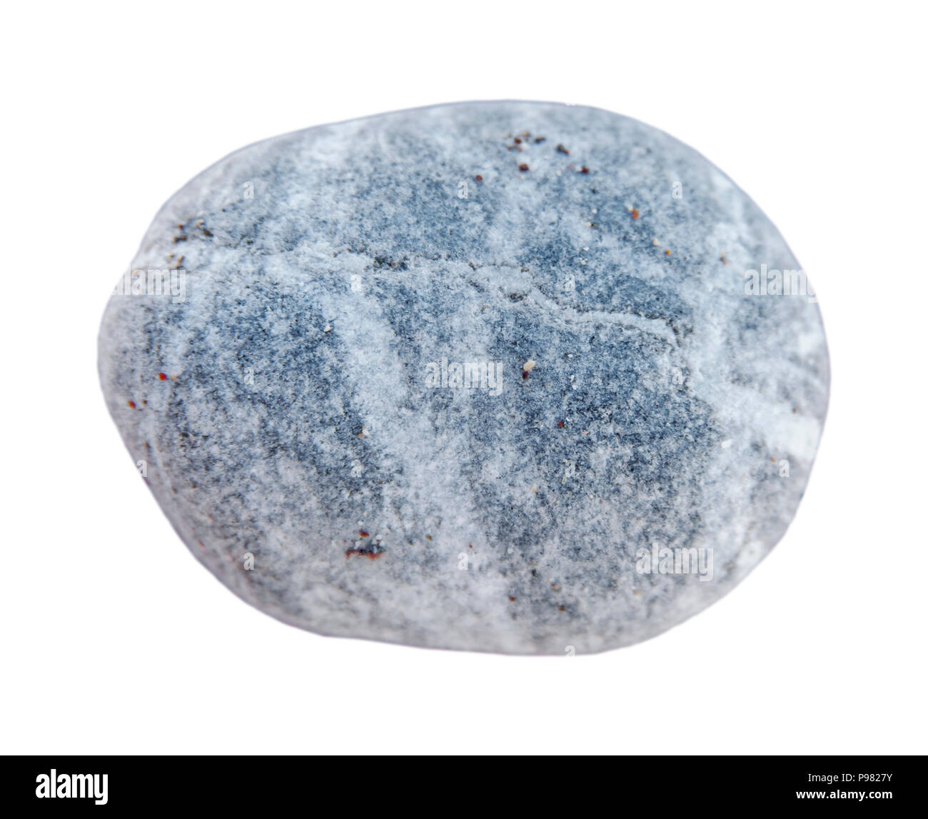 Big pebble stone from beach isolated on white background Stock Photo ...