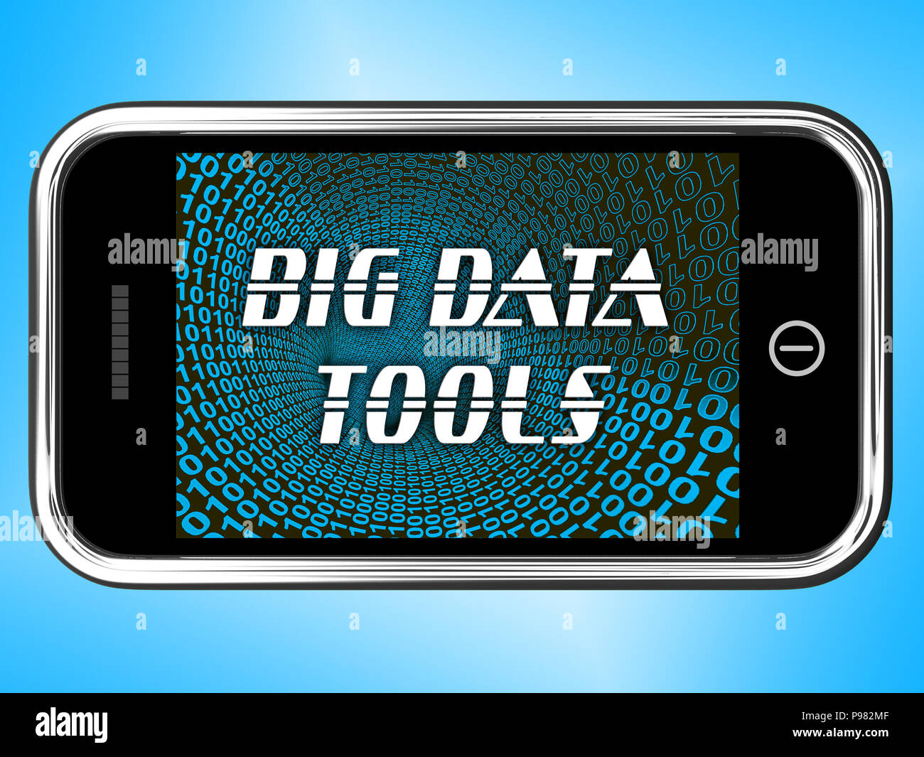 Big Data Tools Digital Toolbox 3d Rendering Shows Mainframe Computing ...