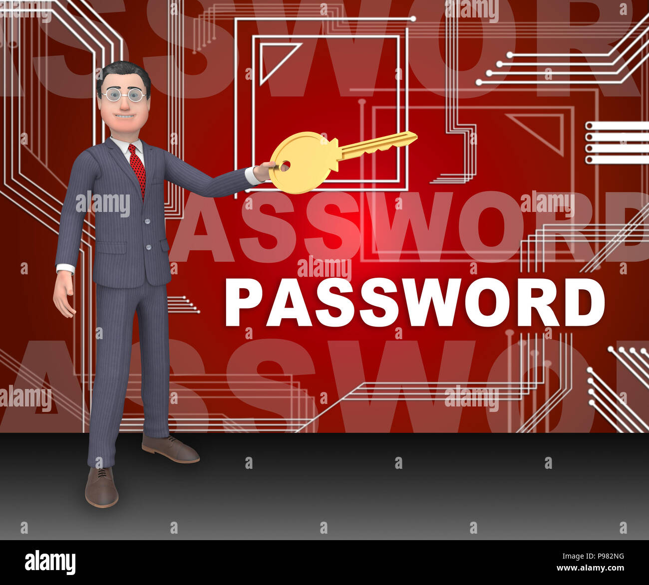 Password Reset Email Interface Update 3d Rendering Shows Invalid Login ... Password Reset Email Interface Update 3d Rendering Shows Invalid Login ...