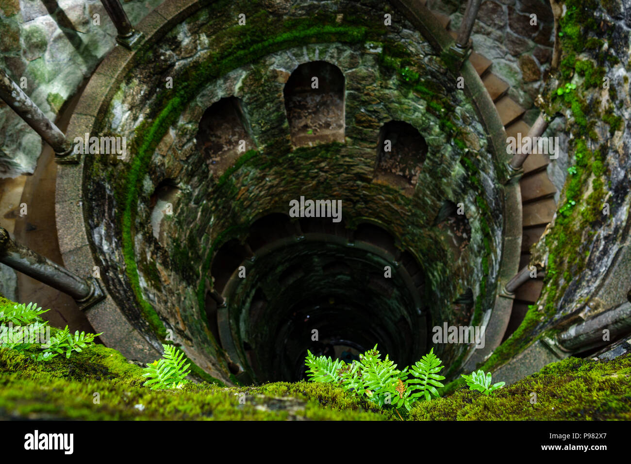 The Initiation Well deep view Stock Photo - Alamy