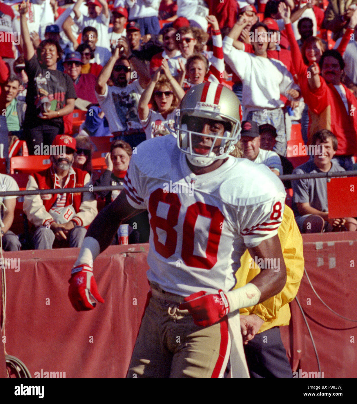 Jerry rice 1991 hi-res stock photography and images - Alamy