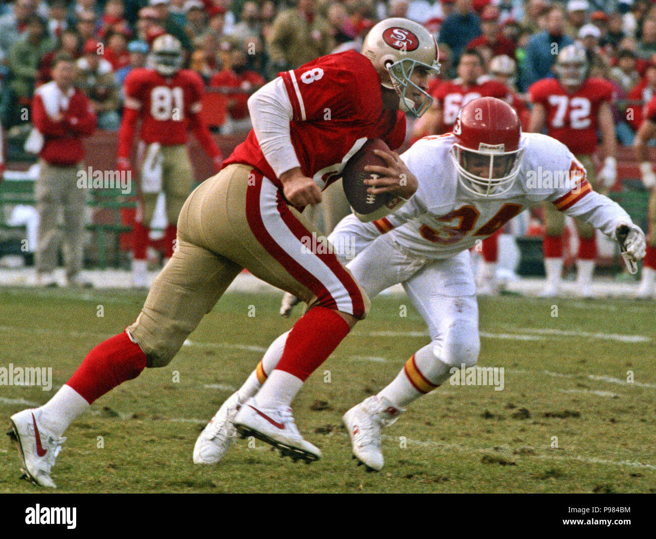 San Francisco, California, USA. 14th Dec, 1991. San Francisco 49ers vs ...