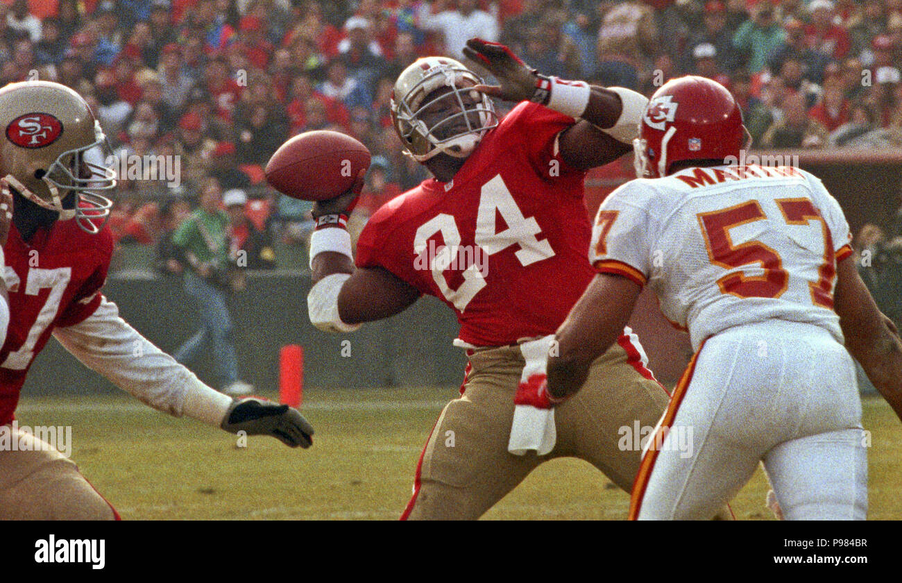 San Francisco, California, USA. 14th Dec, 1991. San Francisco 49ers vs ...
