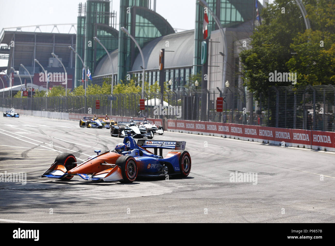 Toronto, Ontario, Canada. 15th July, 2018. SCOTT DIXON (9) of New ...