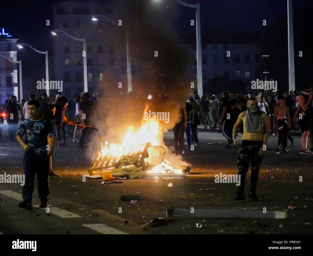 Hooligans lyon hi-res stock photography and images - Alamy
