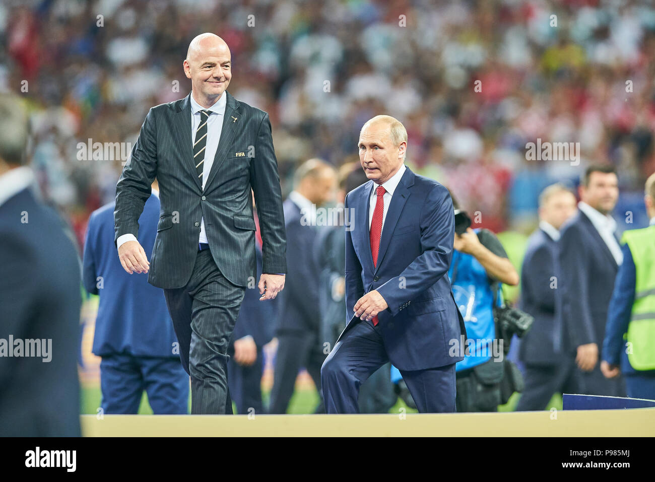 Moscow, Russia. 15th July 2018. France - Croatia, Soccer, Moscow, July ...