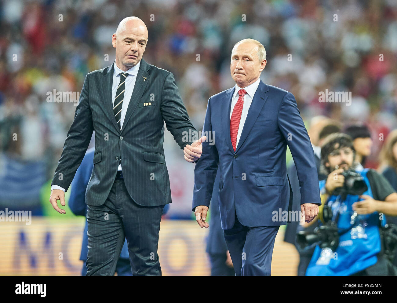 Moscow, Russia. 15th July 2018. France - Croatia, Soccer, Moscow, July ...