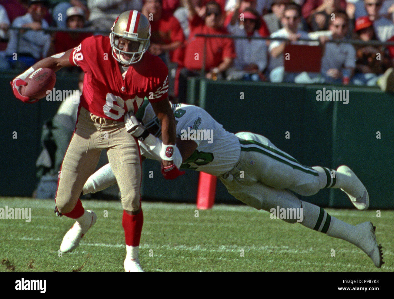 Jerry rice 1992 hi-res stock photography and images - Alamy