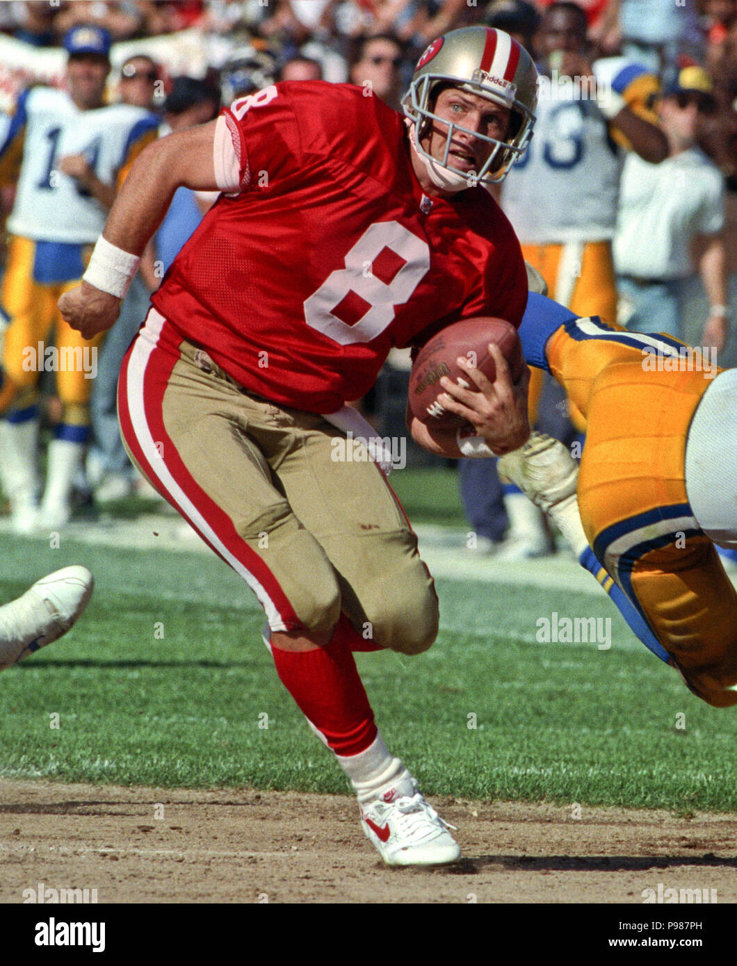 San Francisco, California, USA. 4th Oct, 1992. San Francisco 49ers vs ...