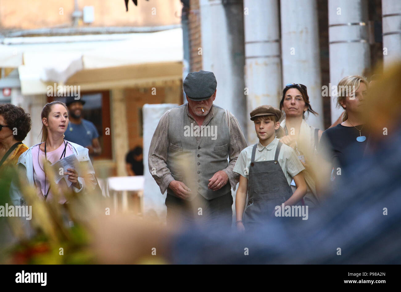 Venice, Italy. 16th July, 2018. The actor Nick Nolte is in Venice to ...