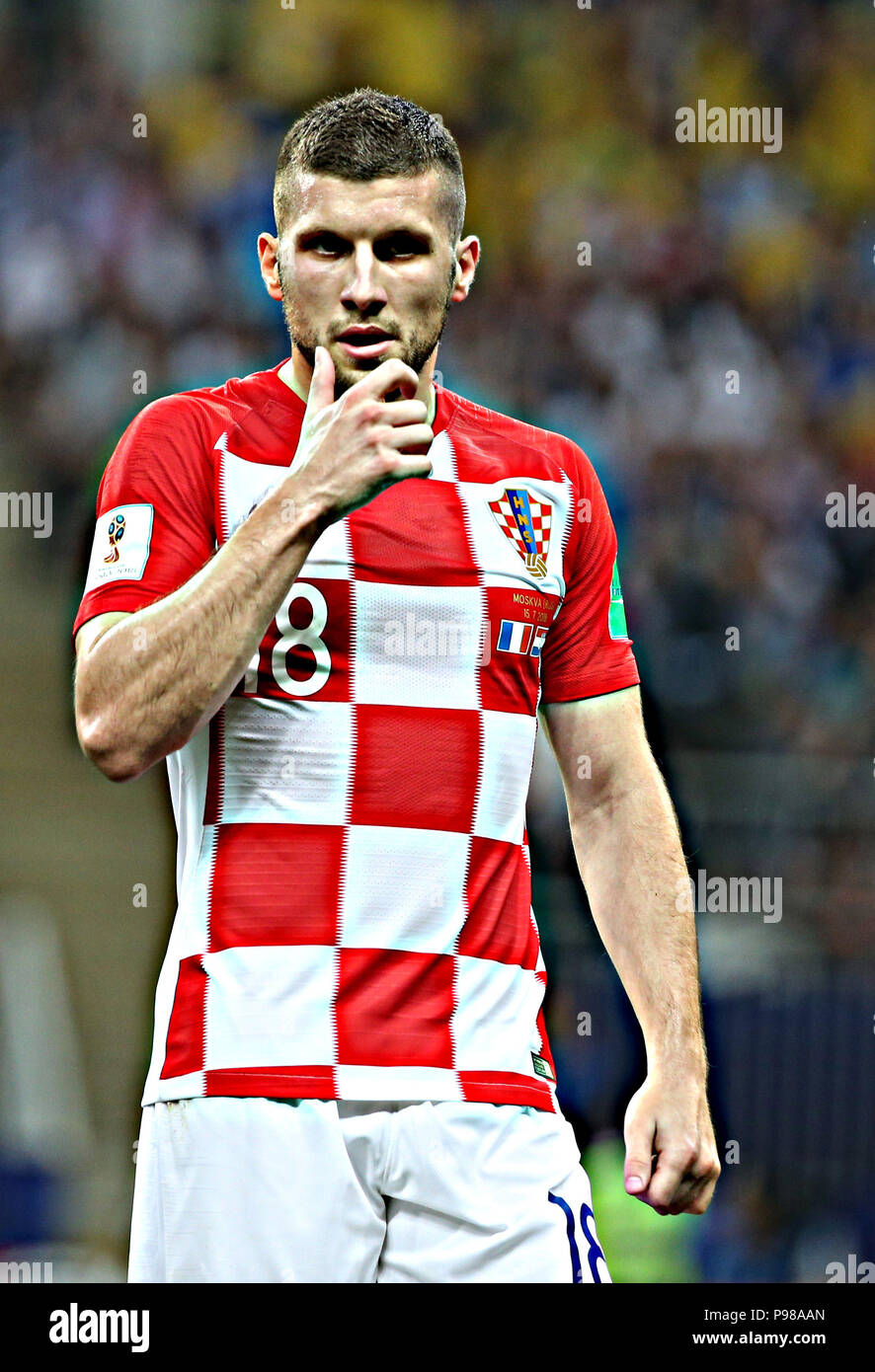 Moscow, Russia. July 15, 2018. Croatia's Ante REBIC Seshadri SUKUMAR ...