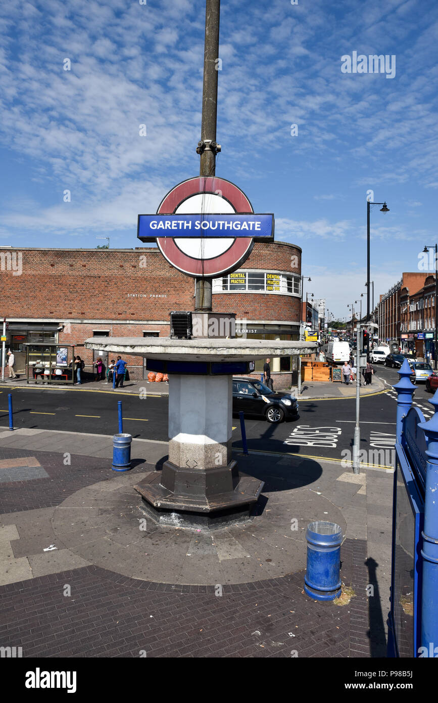 Southgate tube matthew chattle hi-res stock photography and images - Alamy