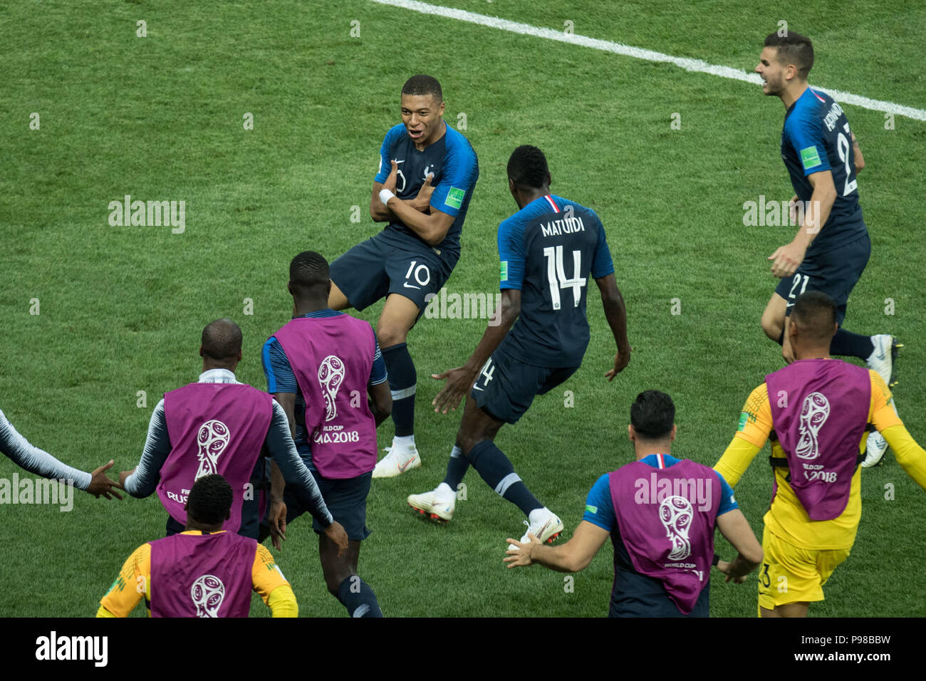 France 2018 world cup mbappe goal hi-res stock photography and images ...