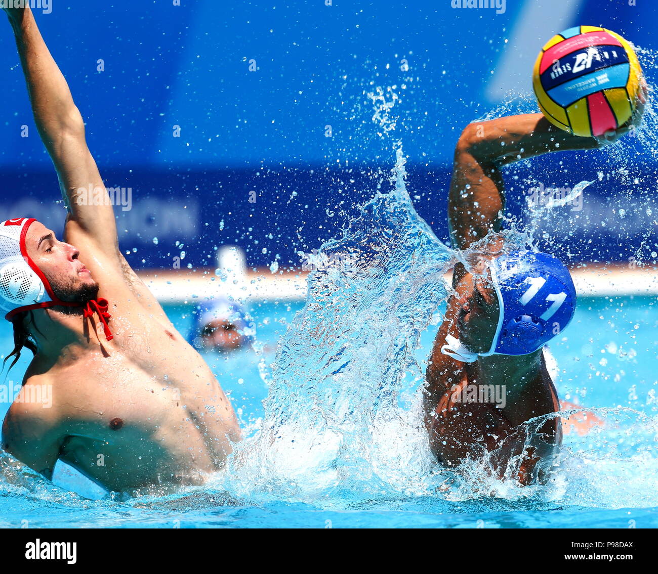 Barcelona, Spain. 16th July, 2018. Alexandros Evgenios Gounas in action ...
