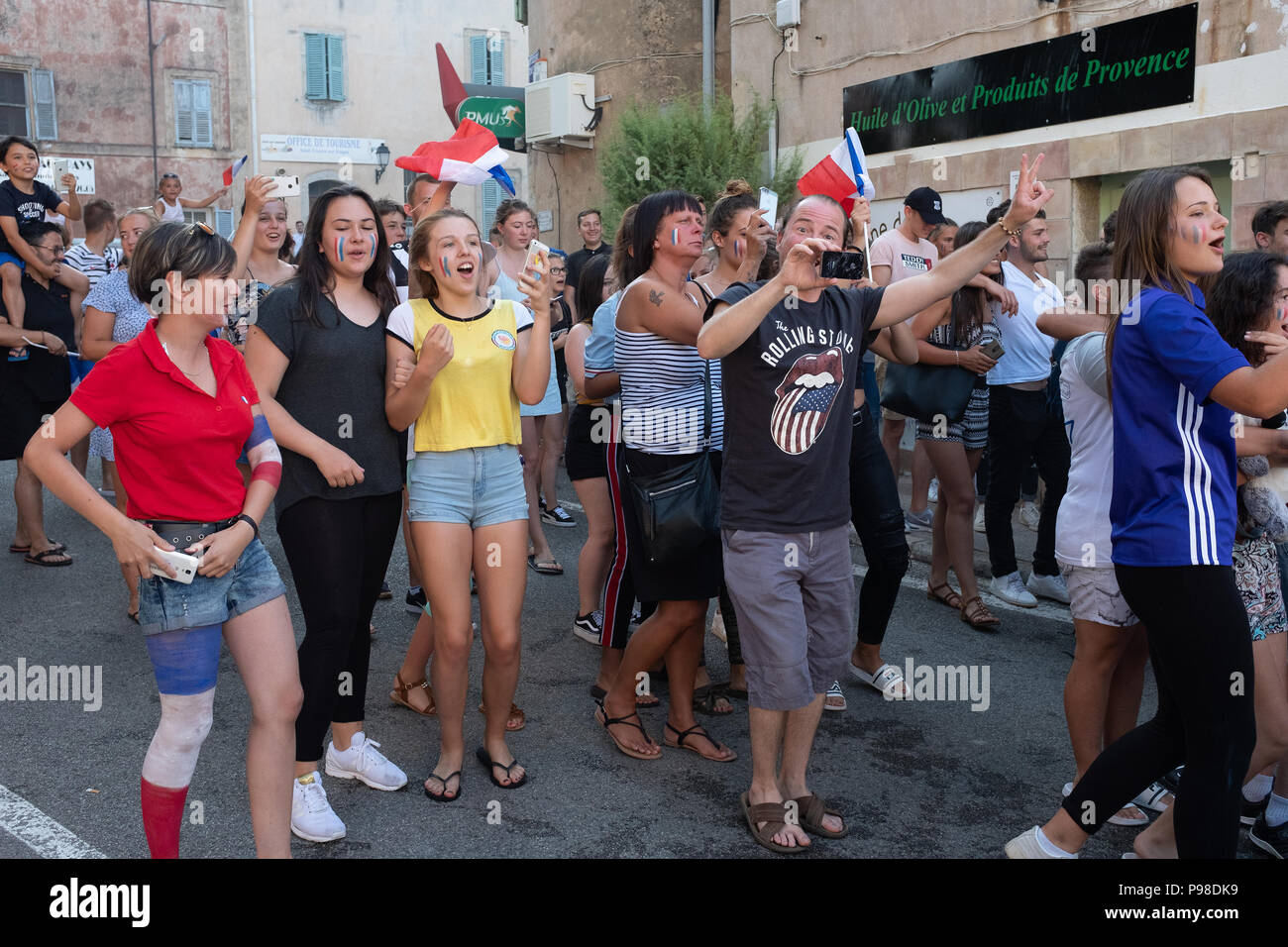 French People Celebrating Football World Cup Stock Photo - Alamy