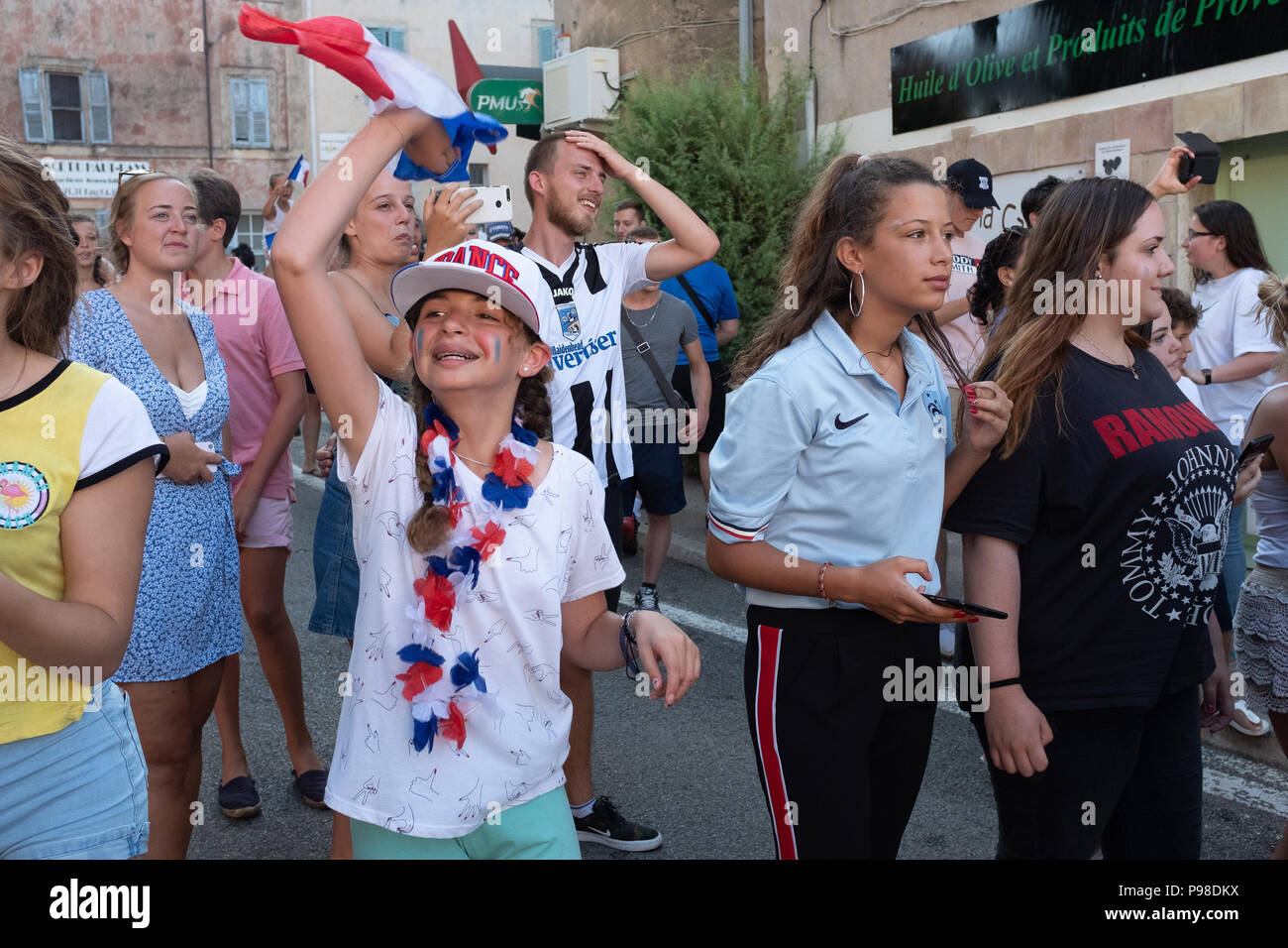 French People Celebrating Football World Cup Stock Photo - Alamy