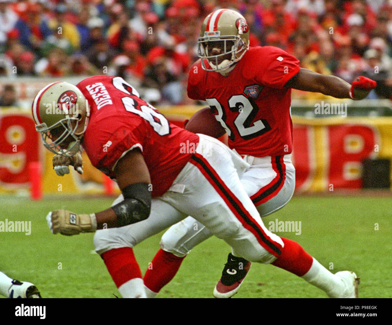 San Francisco, California, USA. 7th Jan, 1995. San Francisco 49ers vs ...