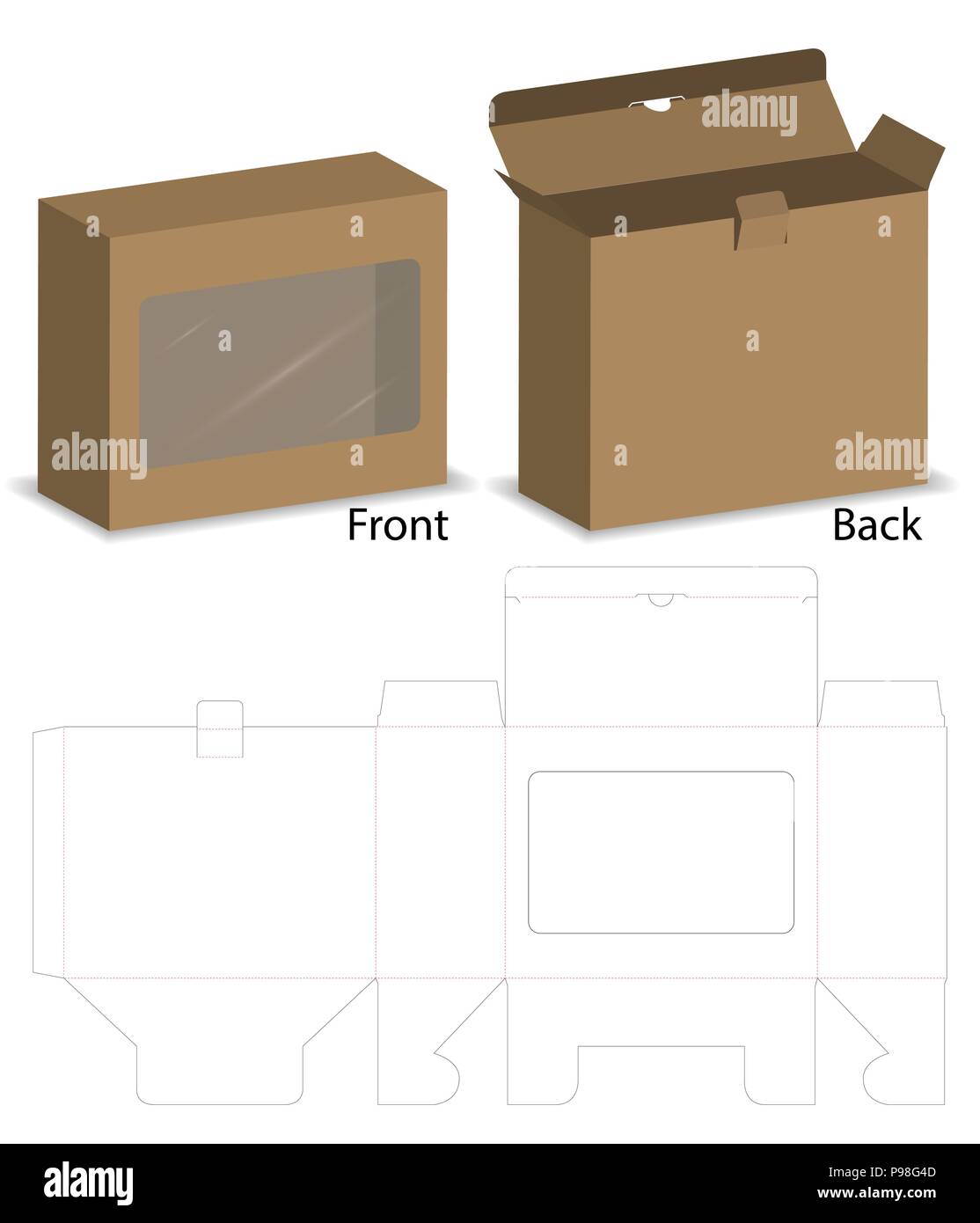 Dieline vector vectors hi-res stock photography and images - Alamy