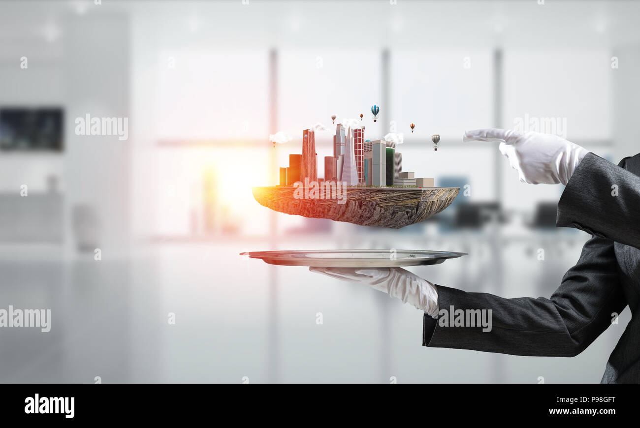 Concept of modern urban development Stock Photo - Alamy