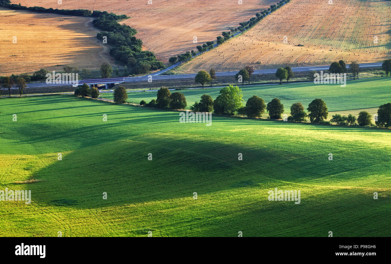 Countryside rural landscape Stock Photo - Alamy