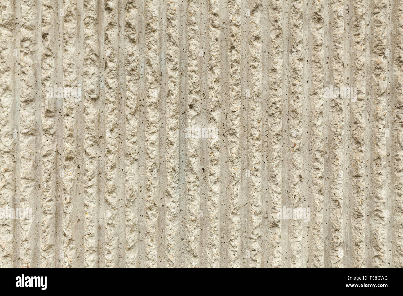 Surface of the wall with a decorative white plaster. Textured concrete ...