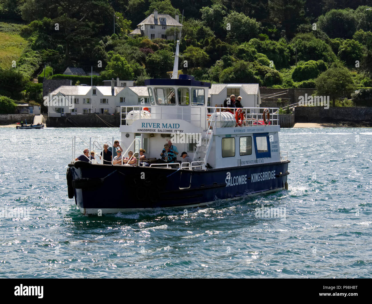River Maid, the ferry operating between Kingsbridge and Salcombe ...