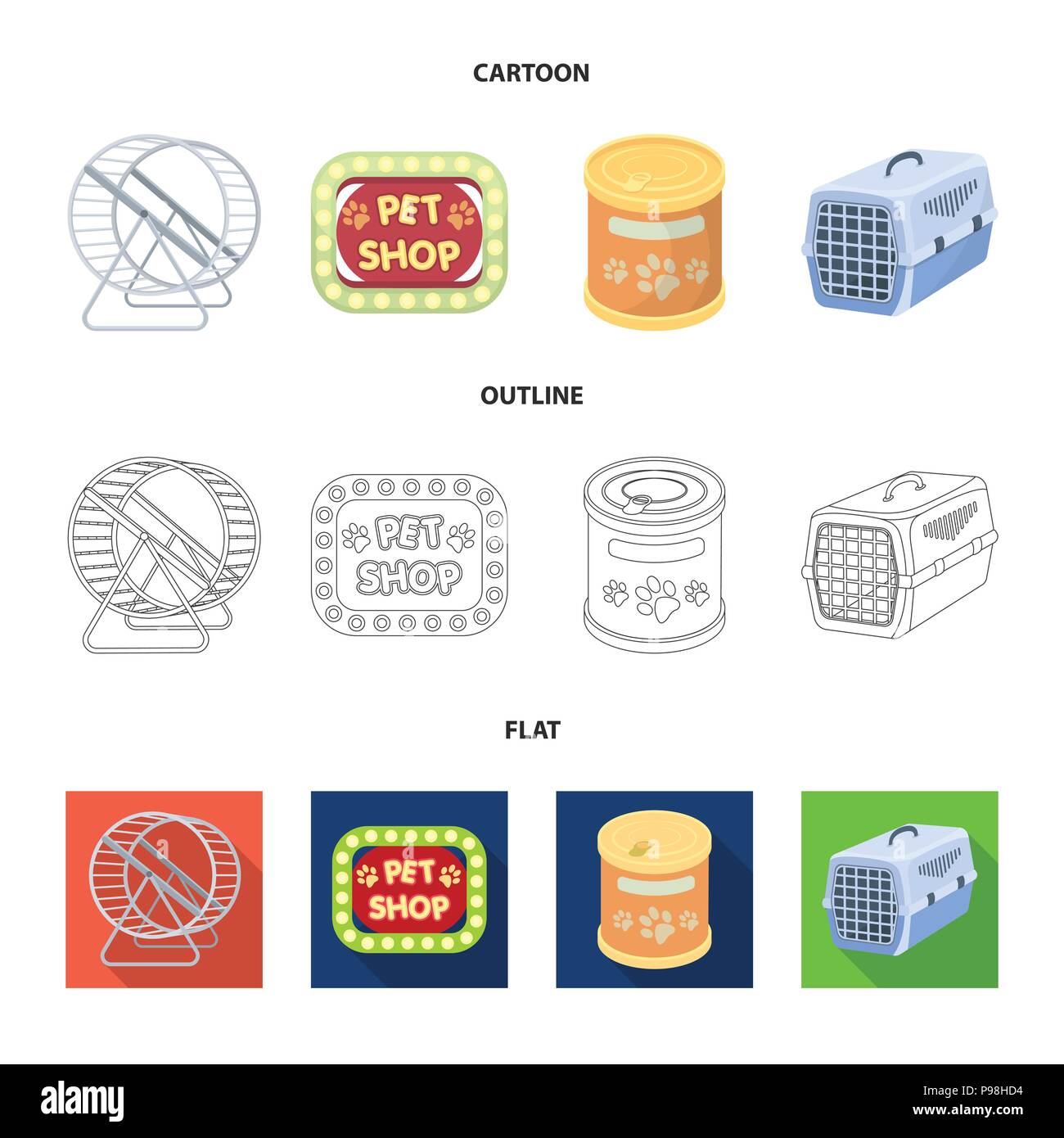 Container for carrying animals and other attributes of the zoo store ...