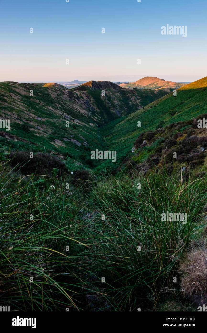 Townbrook Hollow, Long Mynd, Church Stretton, Shropshire Stock Photo ...