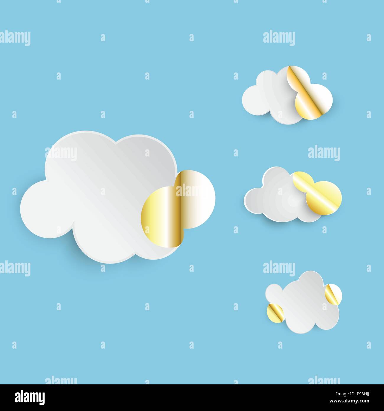 Cloud sticker hi-res stock photography and images - Alamy