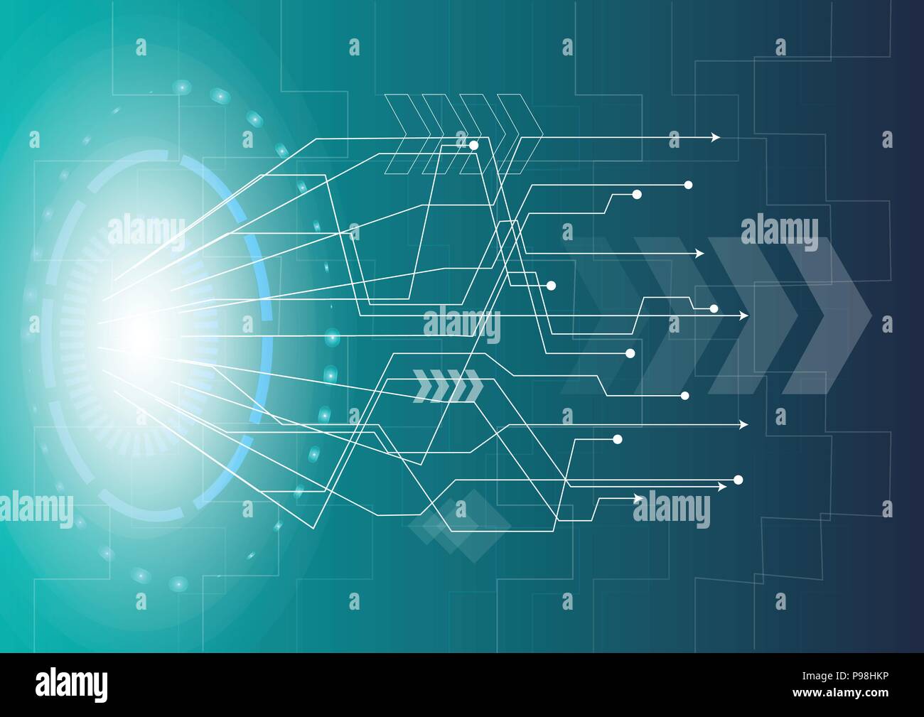 vector background abstract technology communication concept Stock ...