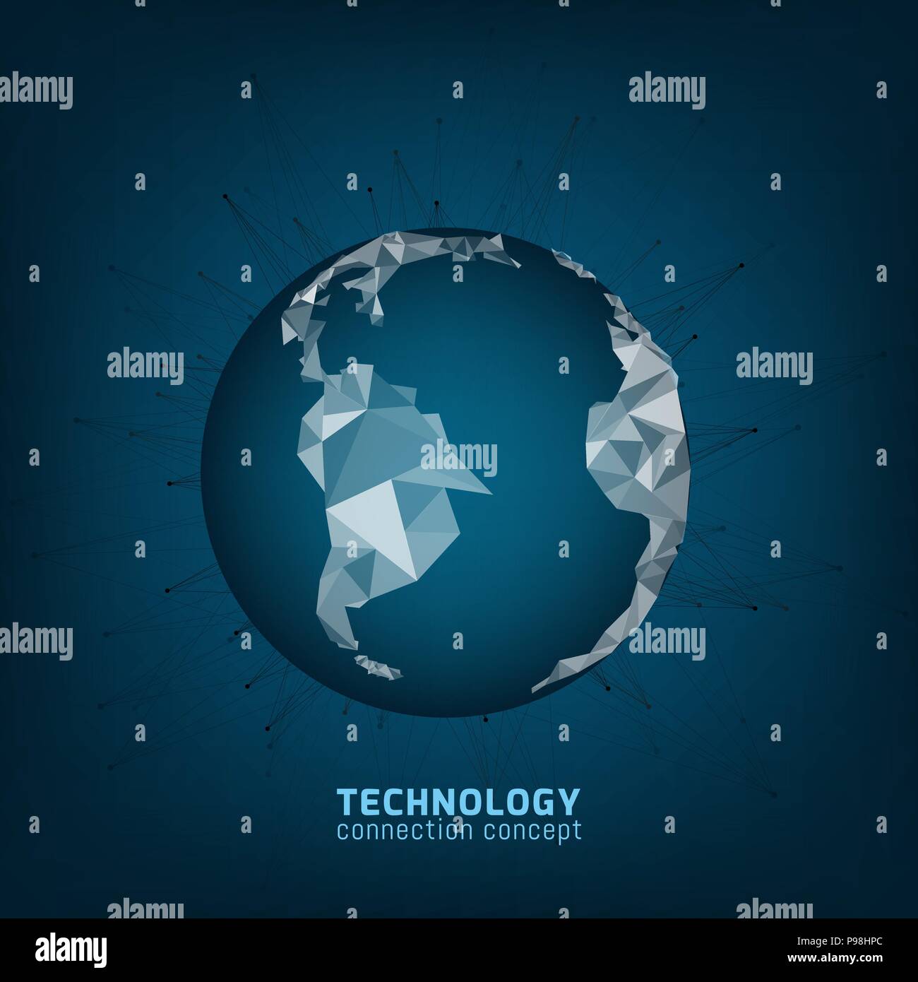 Global network technology hi-res stock photography and images - Alamy