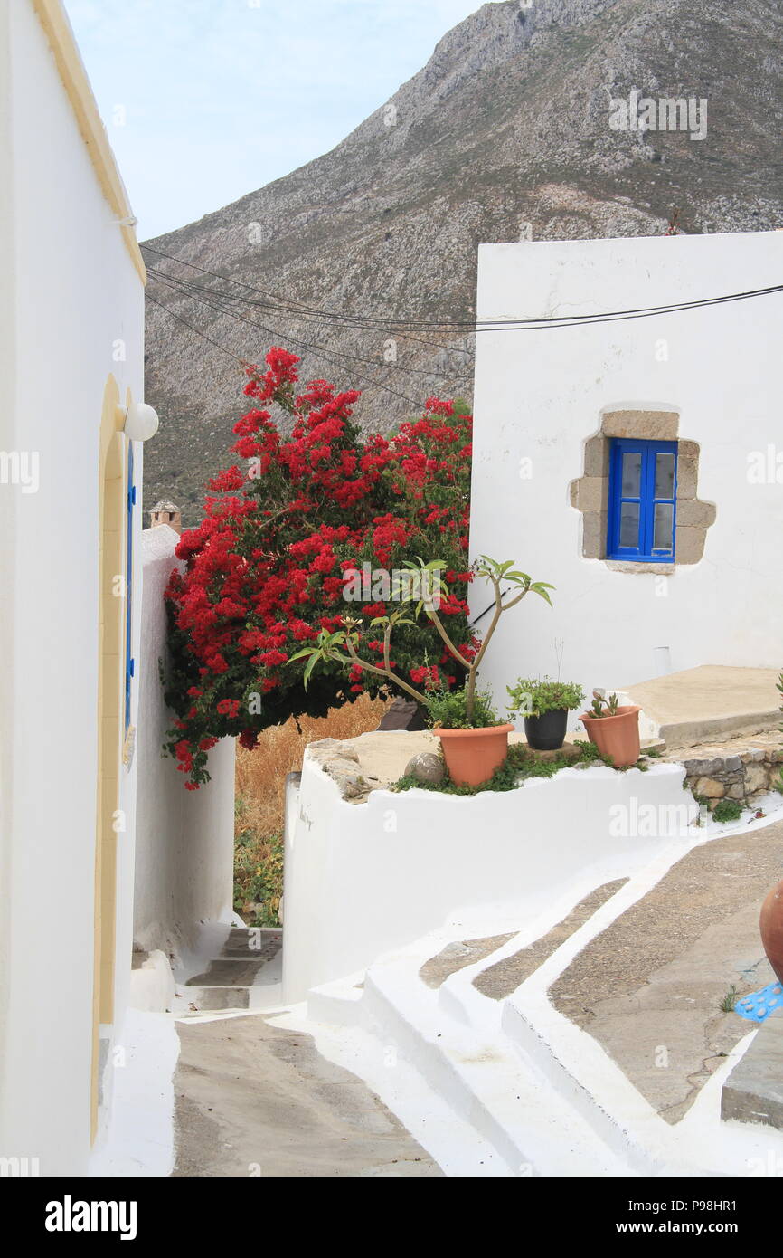 Greek village and houses hi-res stock photography and images - Alamy