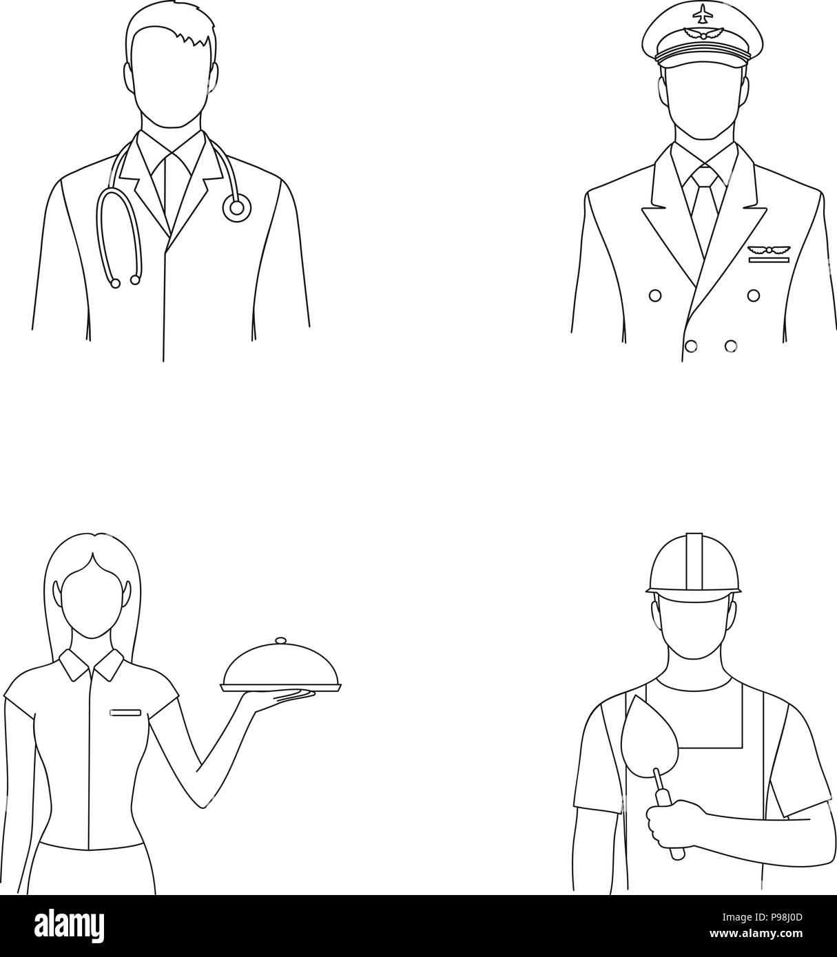 Builder cafe Stock Vector Images - Alamy