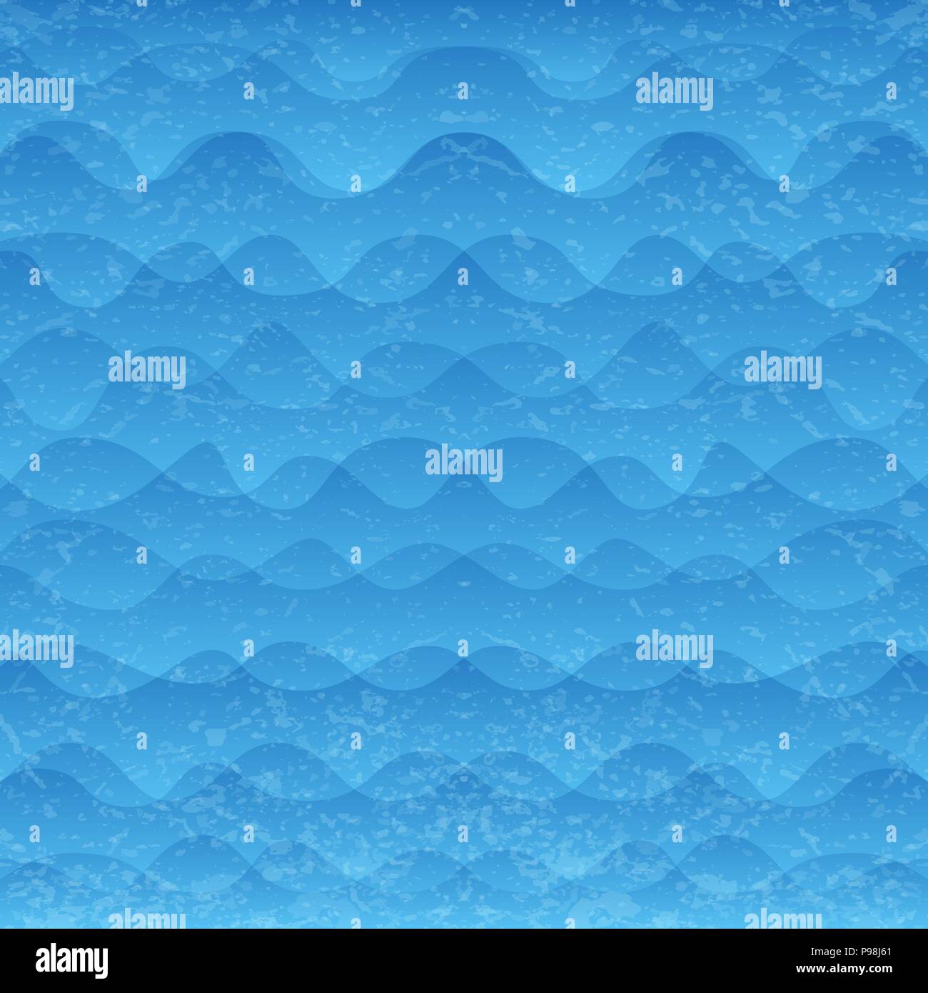 Blue sea waves pattern grunge background. Eps vector file Stock Vector ...