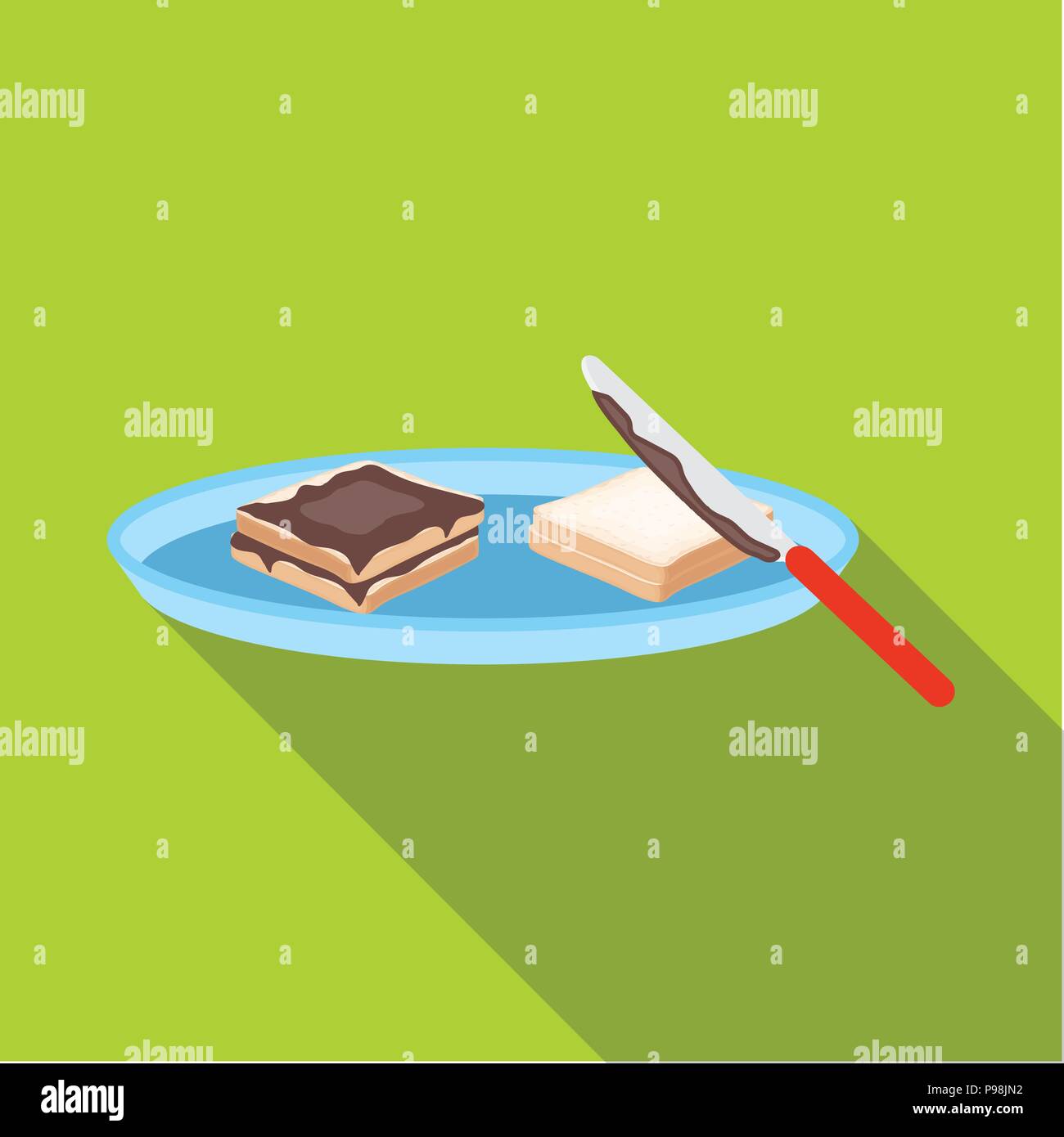 Chocolate plate smear hi-res stock photography and images - Alamy