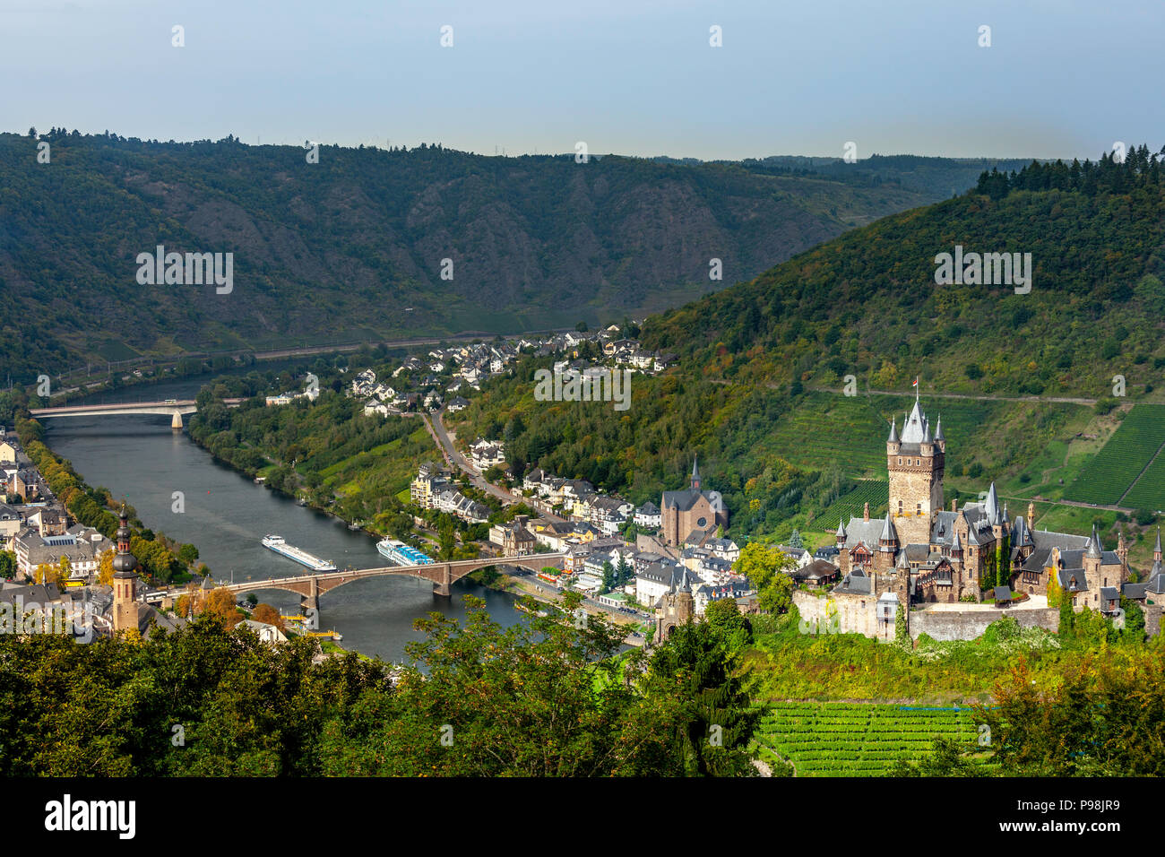 Mosel bridge cochem hi-res stock photography and images - Alamy