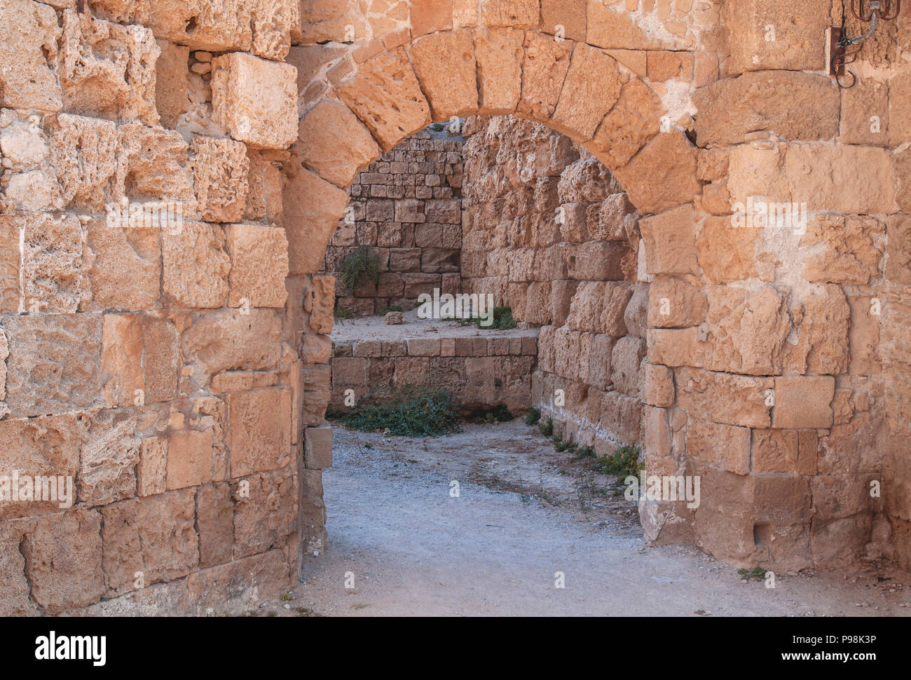 Old medieval castle passage like tower entrance or exit Stock Photo - Alamy