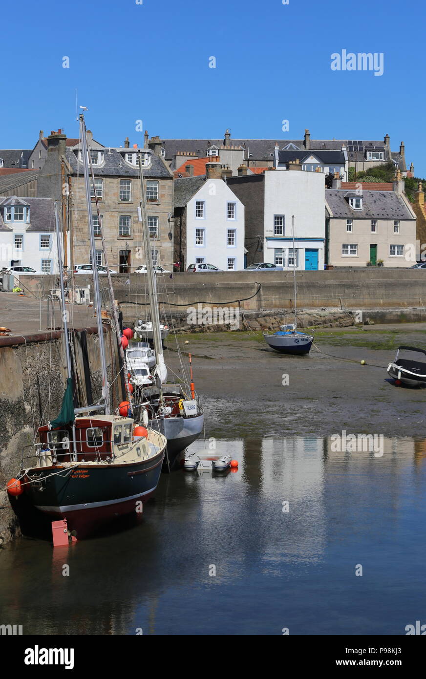 St Monans waterfront Fife Scotland July 2018 Stock Photo - Alamy