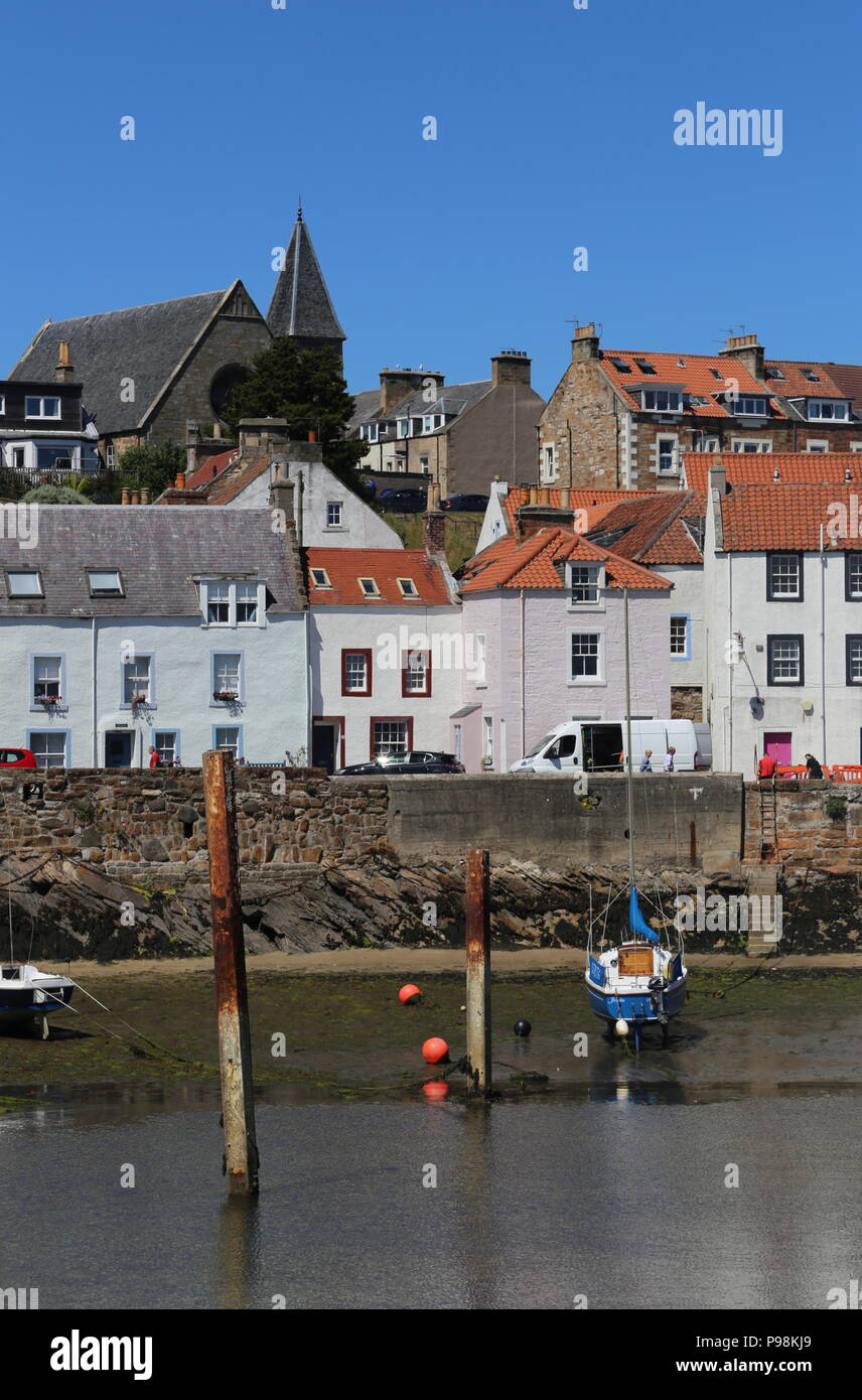 St Monans waterfront Fife Scotland July 2018 Stock Photo - Alamy