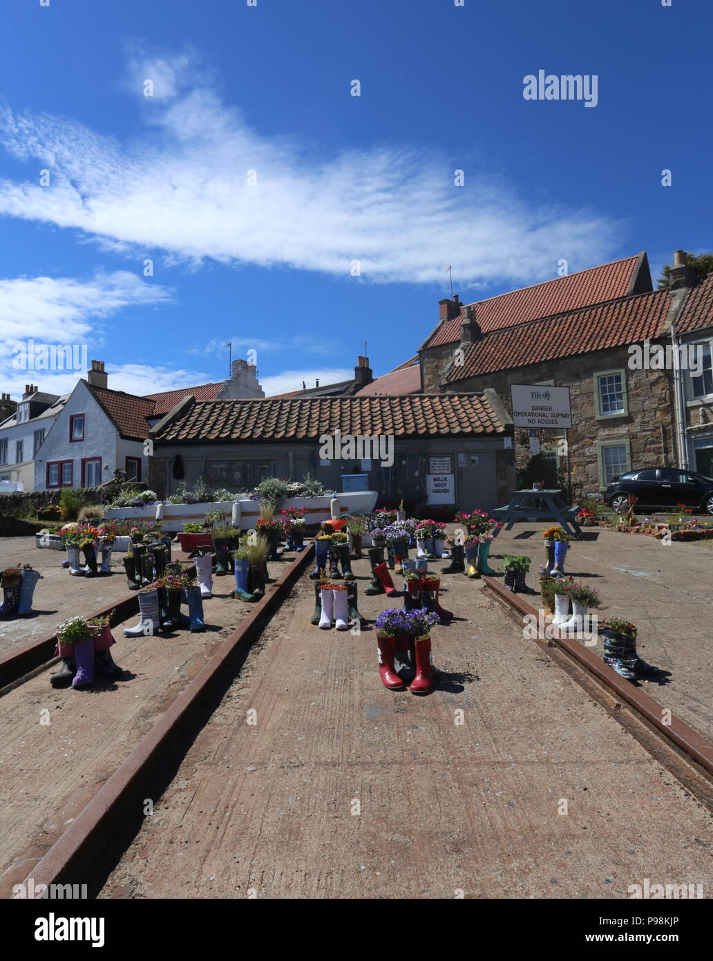 Wellie boot garden hi-res stock photography and images - Alamy