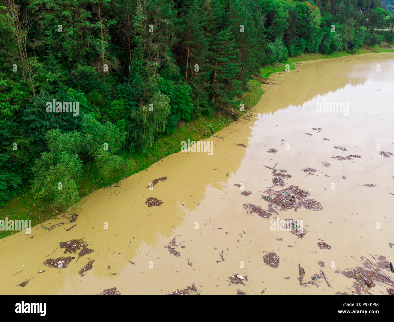 Dirty River Water Drawing