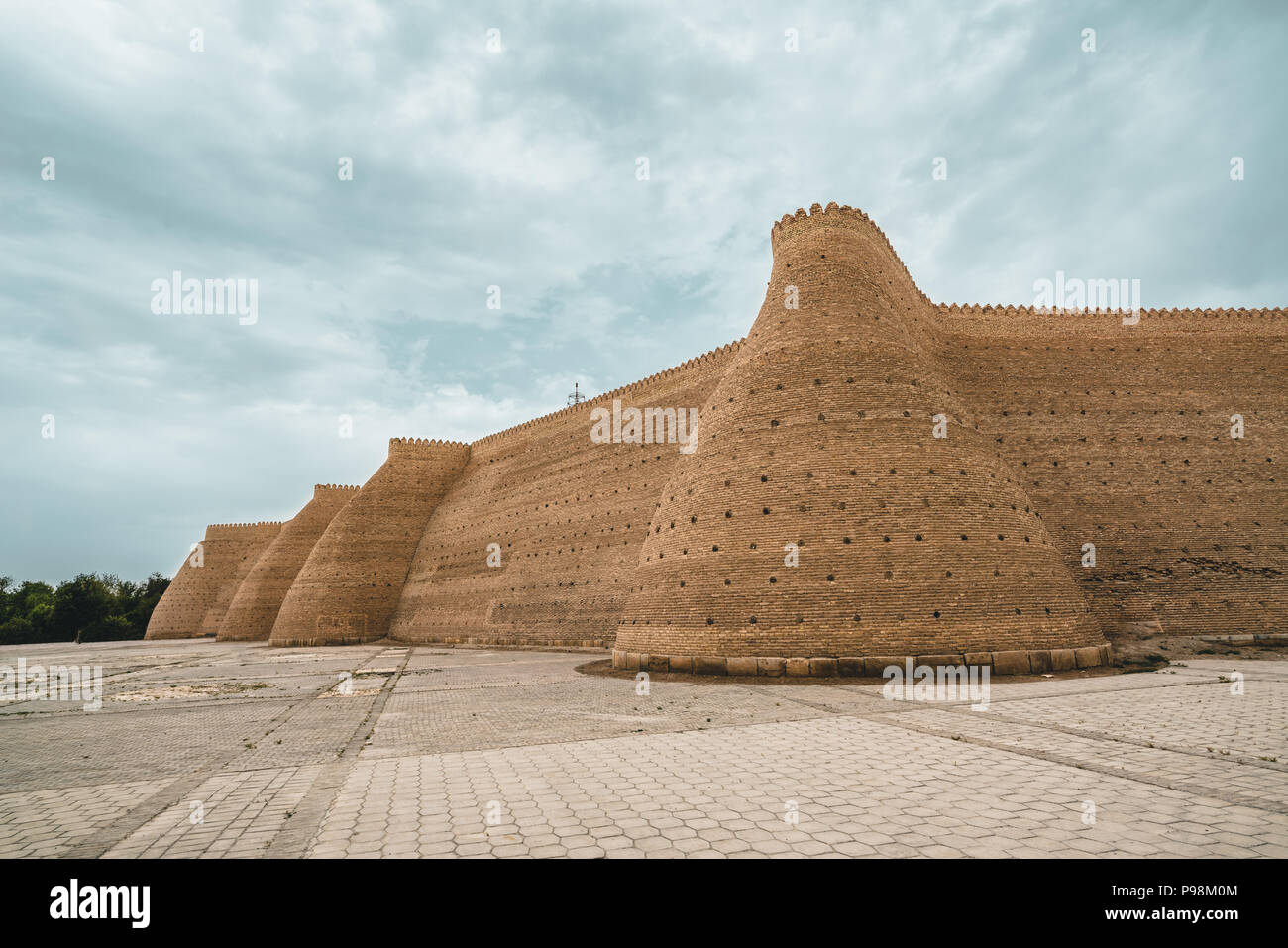 Picture of huge fort Ark of Bukhara Stock Photo - Alamy
