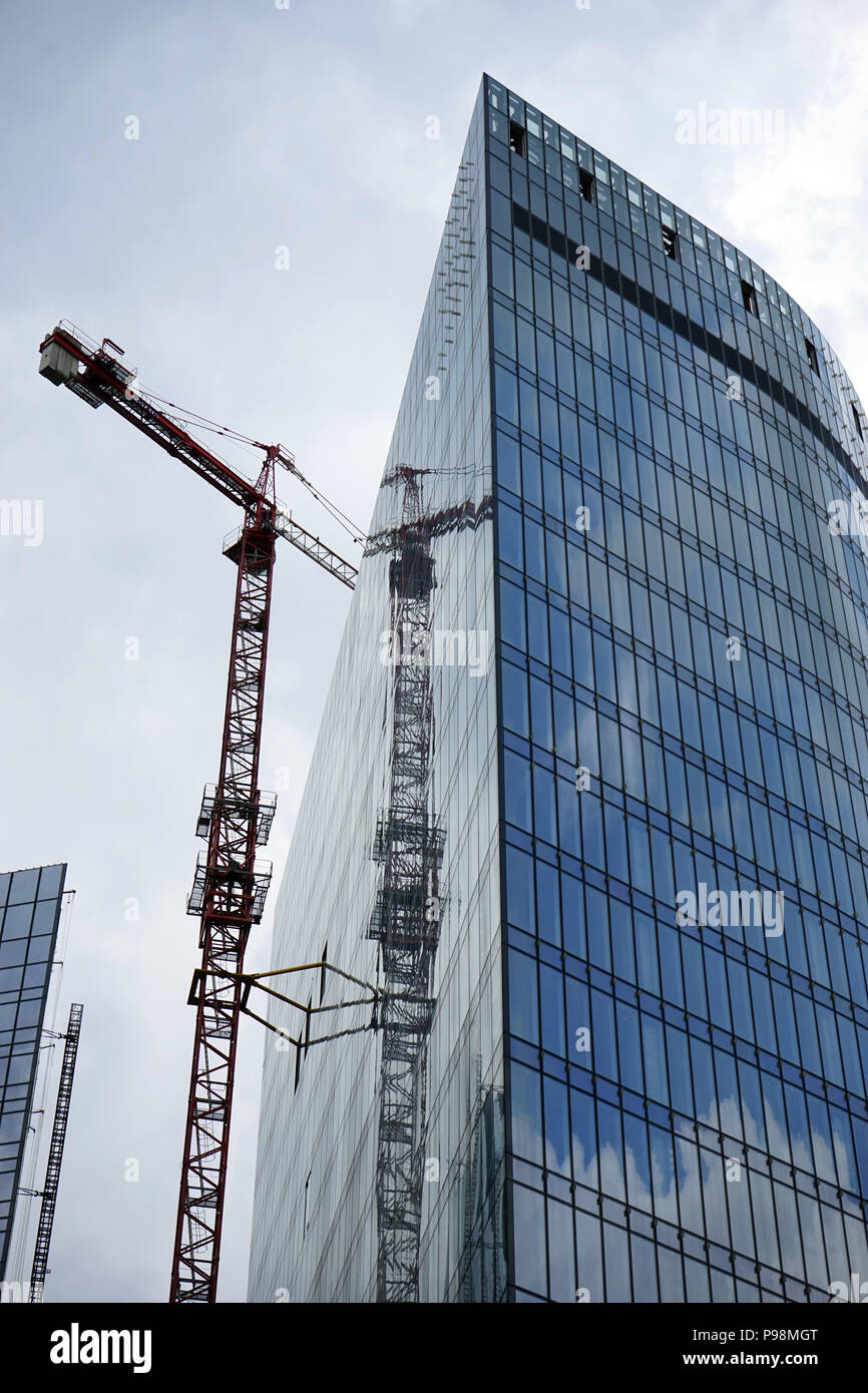 Crane by glass hi-res stock photography and images - Alamy
