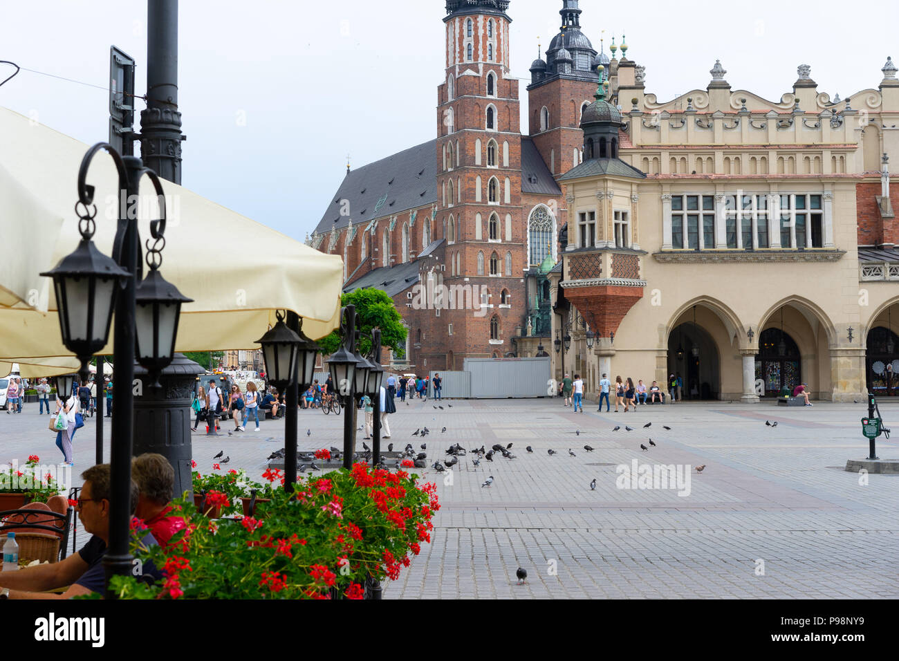 Main Square Krakow, Poland, Poland Stock Photo - Alamy