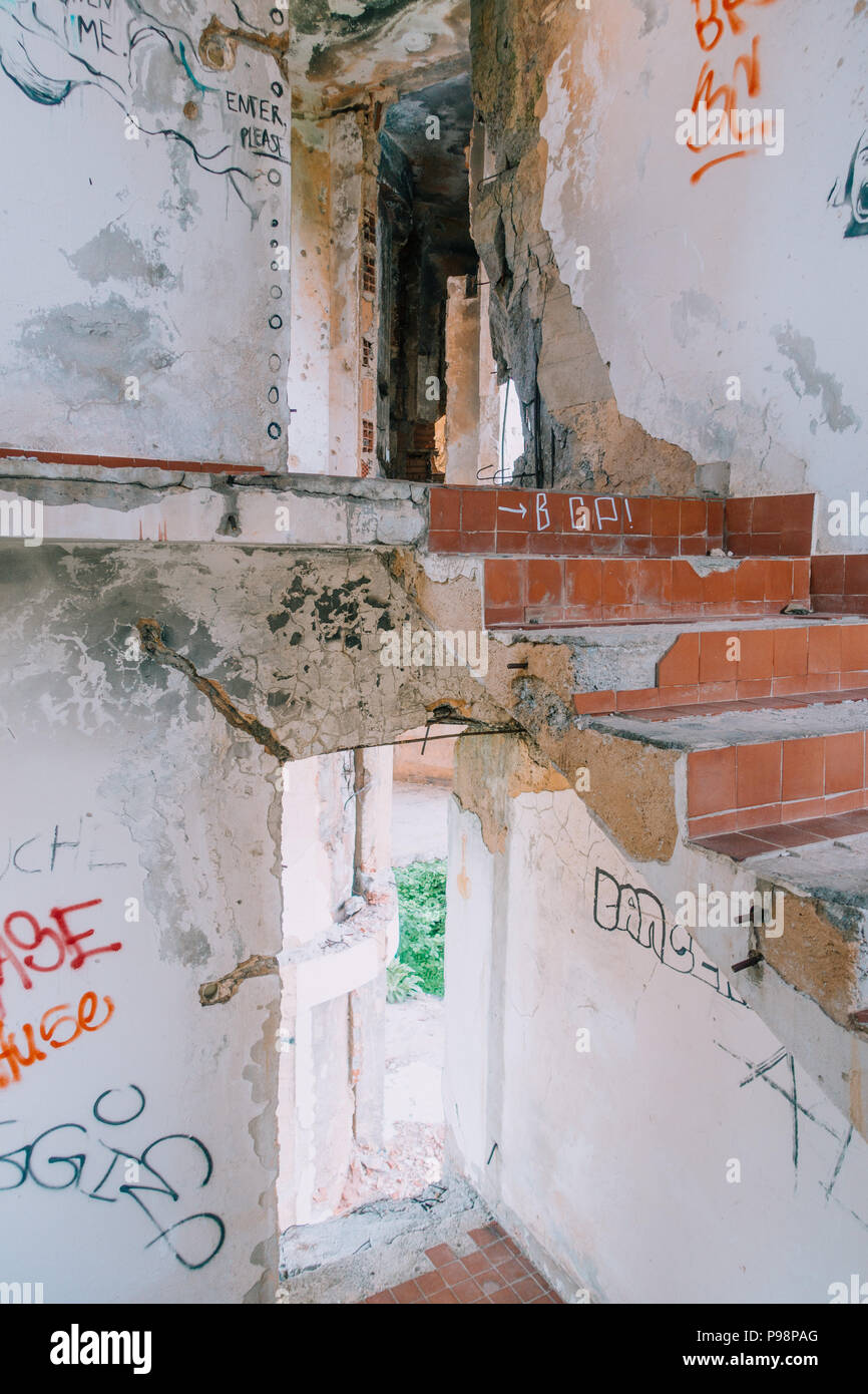 The ruins of Bistrik Tower, originally an Austro-Hungarian ...