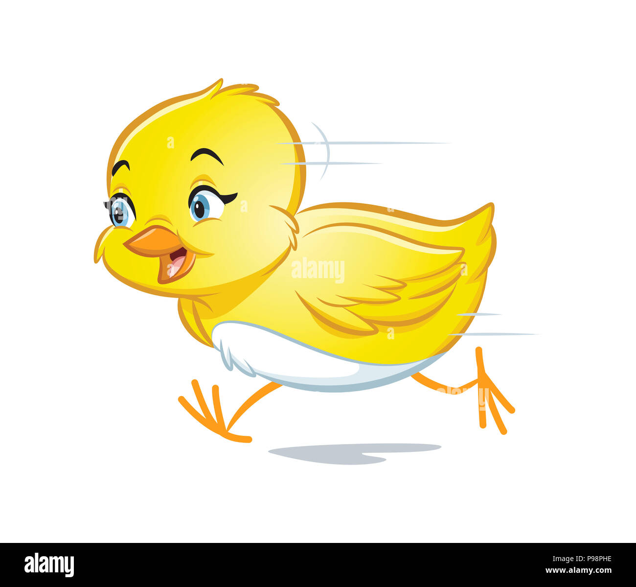 Chicken running Cut Out Stock Images & Pictures - Alamy