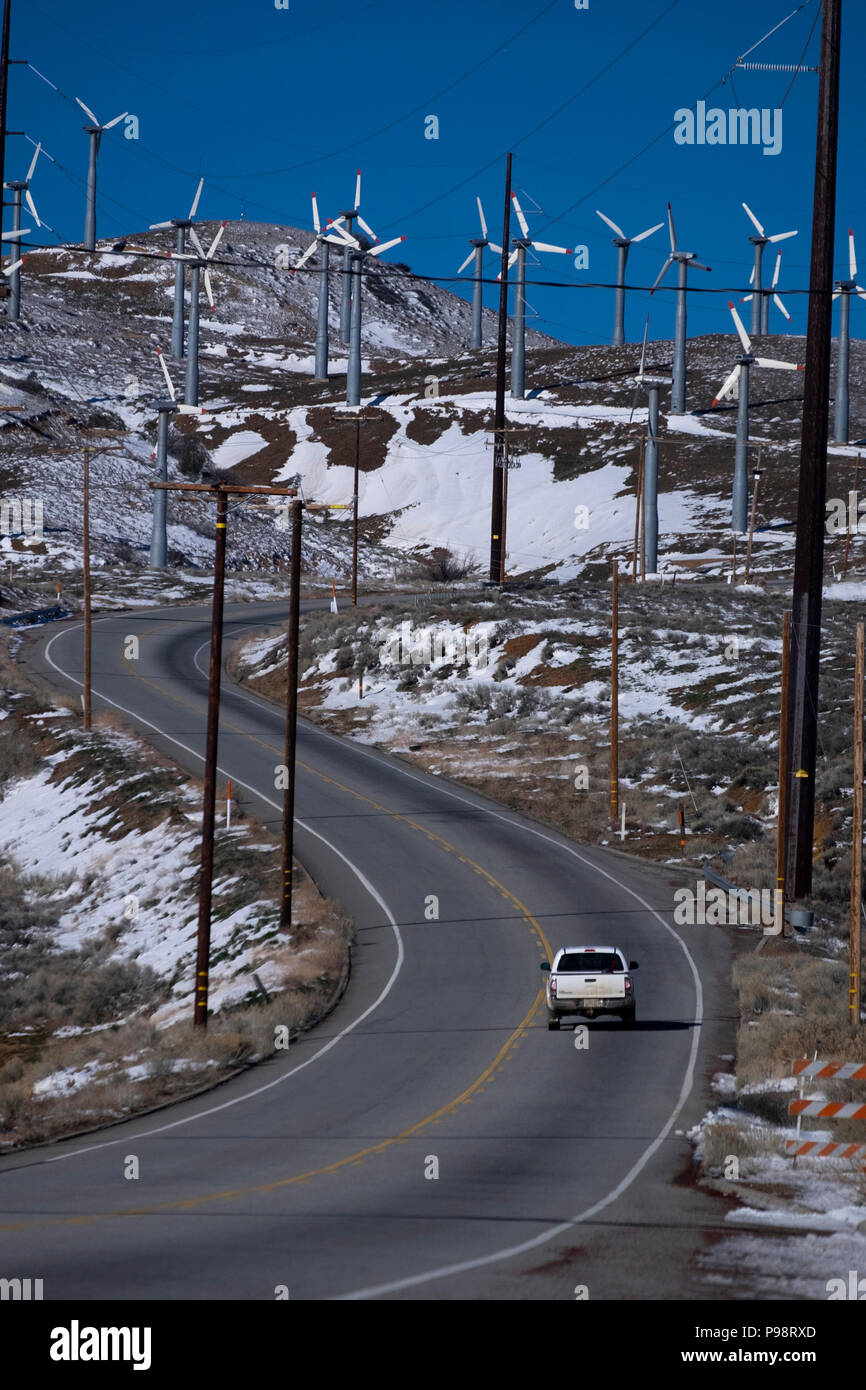 Alta Wind Farm in Mojave Desert of California Stock Photo - Alamy
